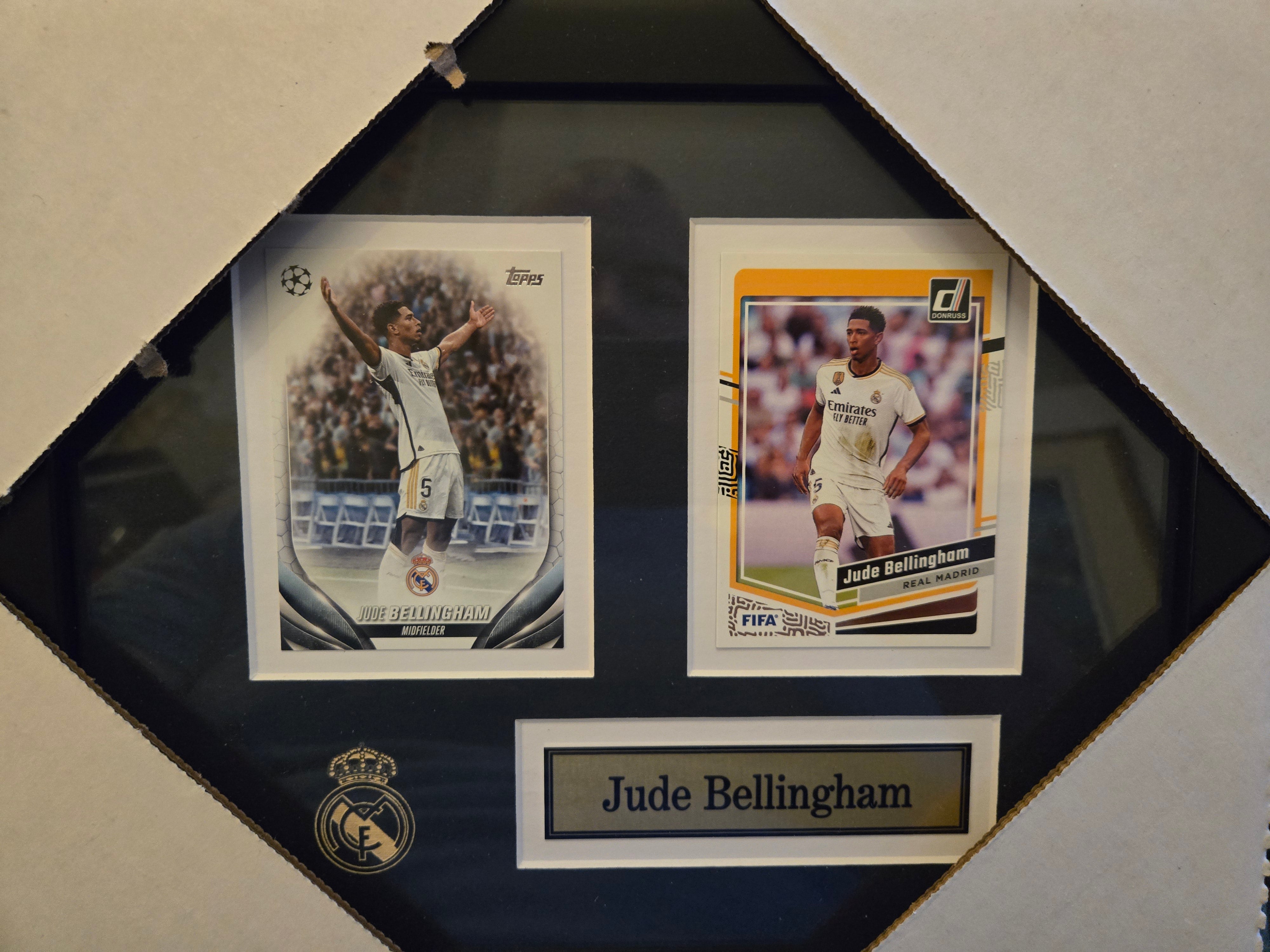 Soccer Real Madrid Jude Bellingham 2 Card Collector Frame – My Store